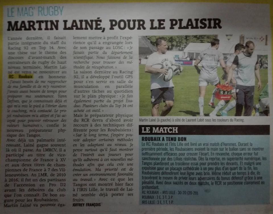 Article-Martin Lainé